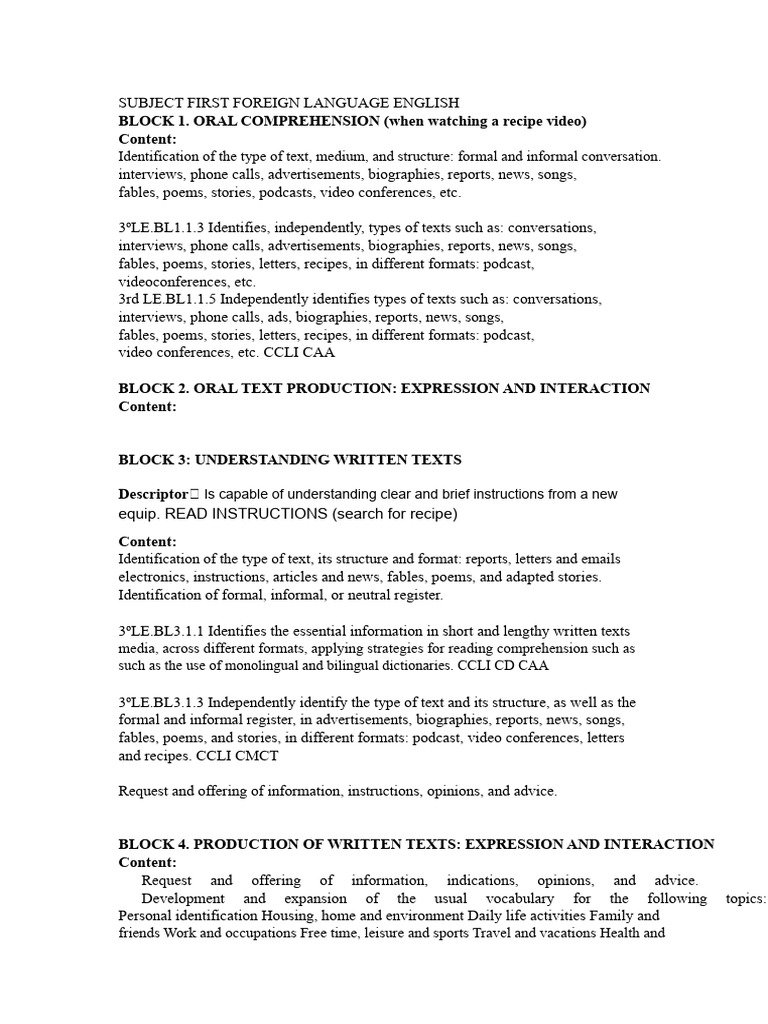 Contents and Indicators Achievement Recipe | PDF | Information | Cognition