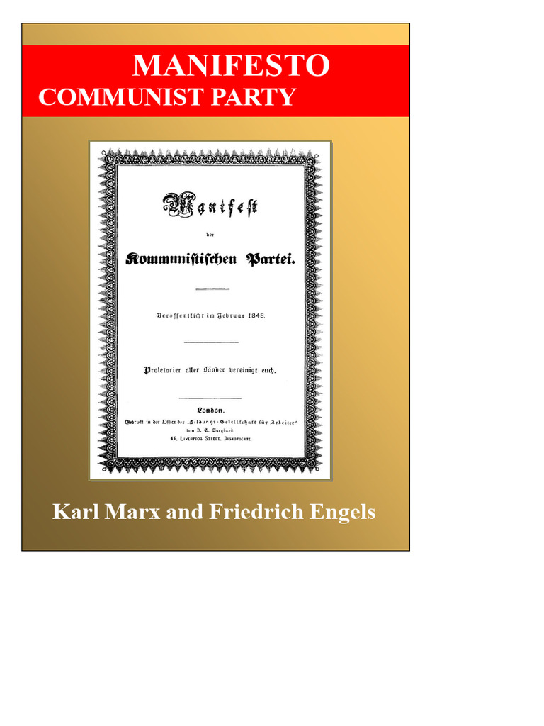 The Communist Manifesto | PDF | The Communist Manifesto | Communism