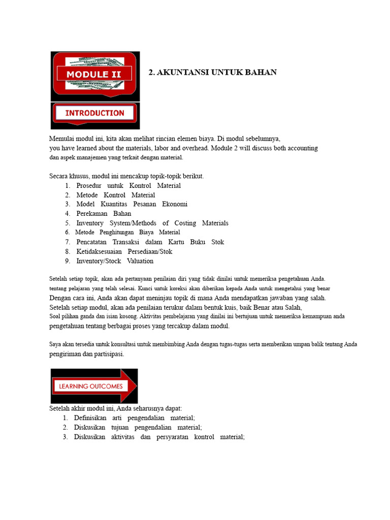 Modul-2-AKUNTANSI-UNTUK-BERBAGAI-MATERIAL | PDF