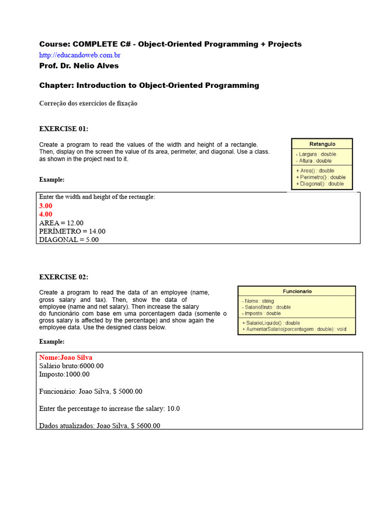 Correction Exercises Fixation PDF | PDF | Area | Computer Programming