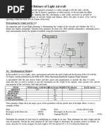 Center of Balance Determination Guide | PDF | Cargo | Axle