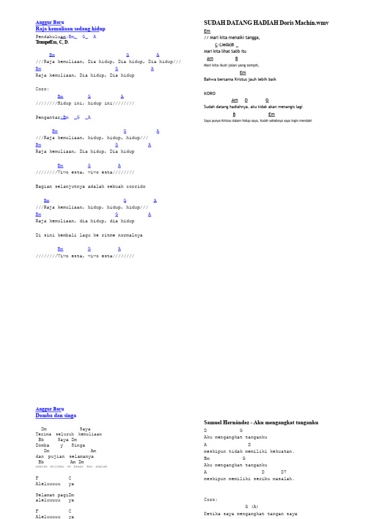 Anggur Baru | PDF