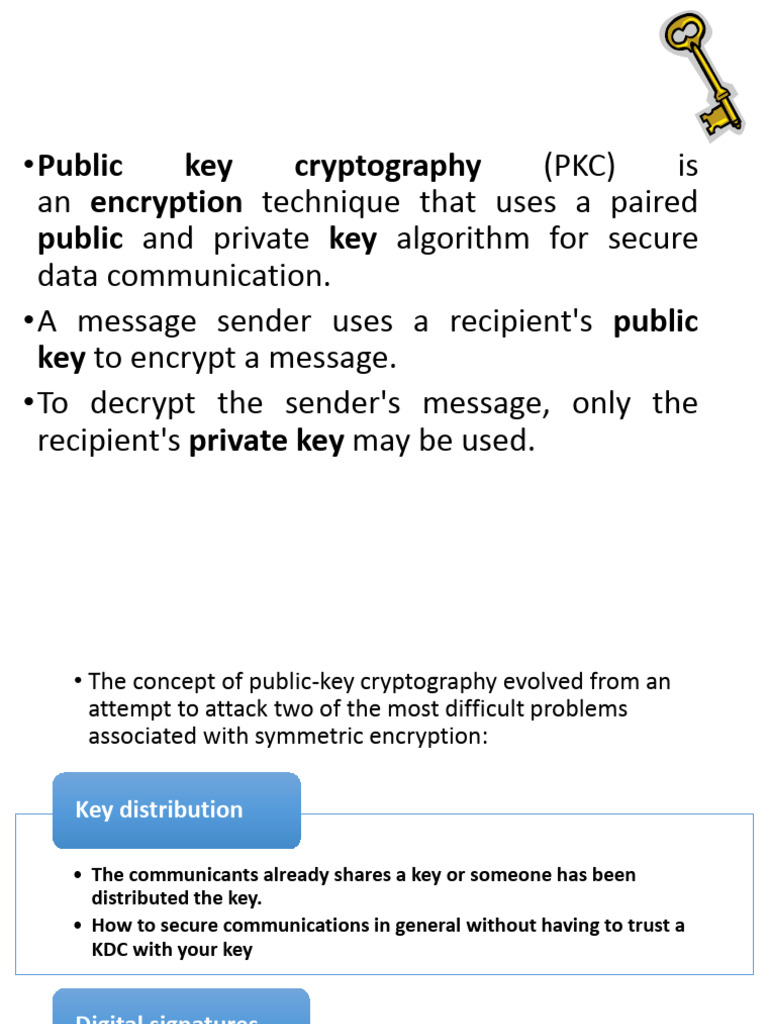 Public Key Cryptography and RSA | PDF | Public Key Cryptography | Key ...
