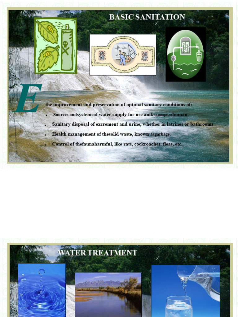 Basic Sanitation Flip Chart | PDF | Sanitation | Waste