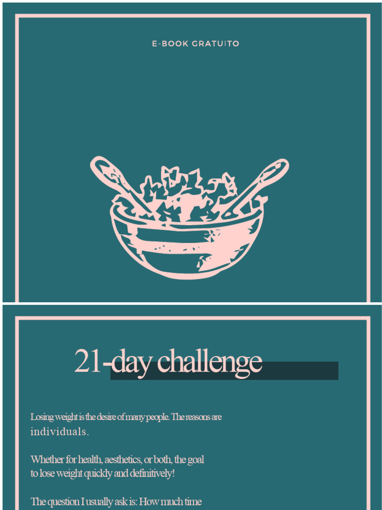 21 Day Challenge | PDF | Dieting | Weight Loss