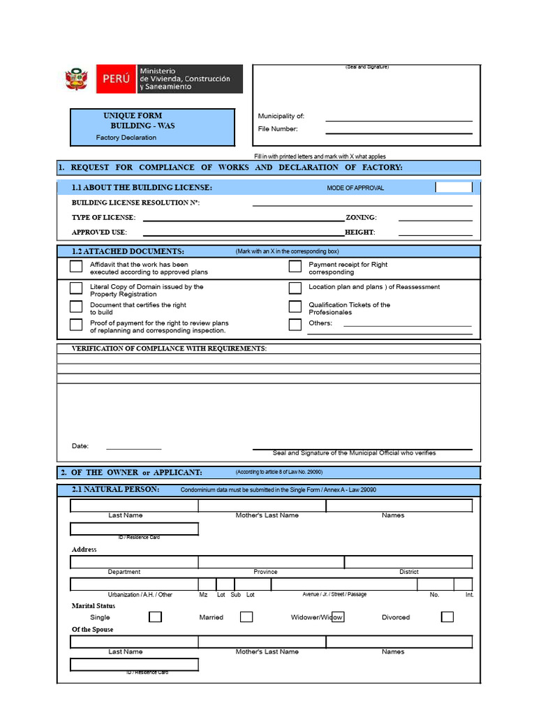 Factory Declaration Compliance Form | PDF