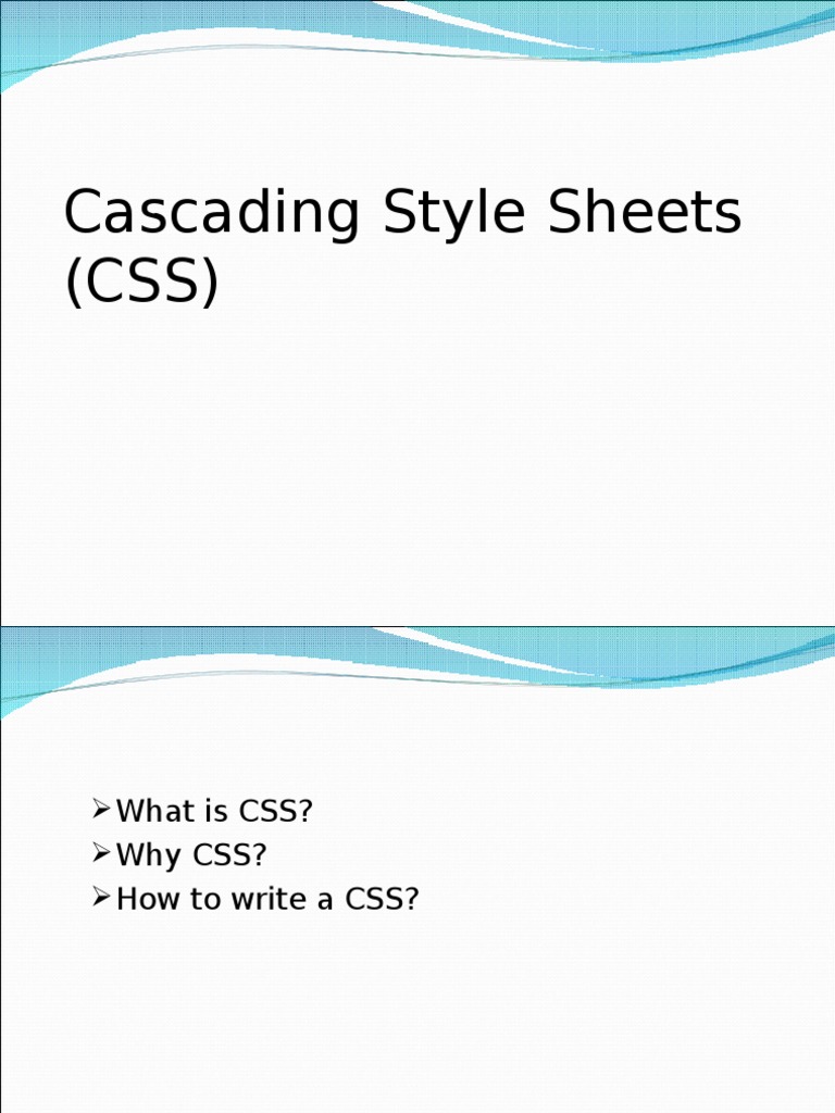 Cascading Style Sheets (CSS) | PDF | Cascading Style Sheets | Html Element
