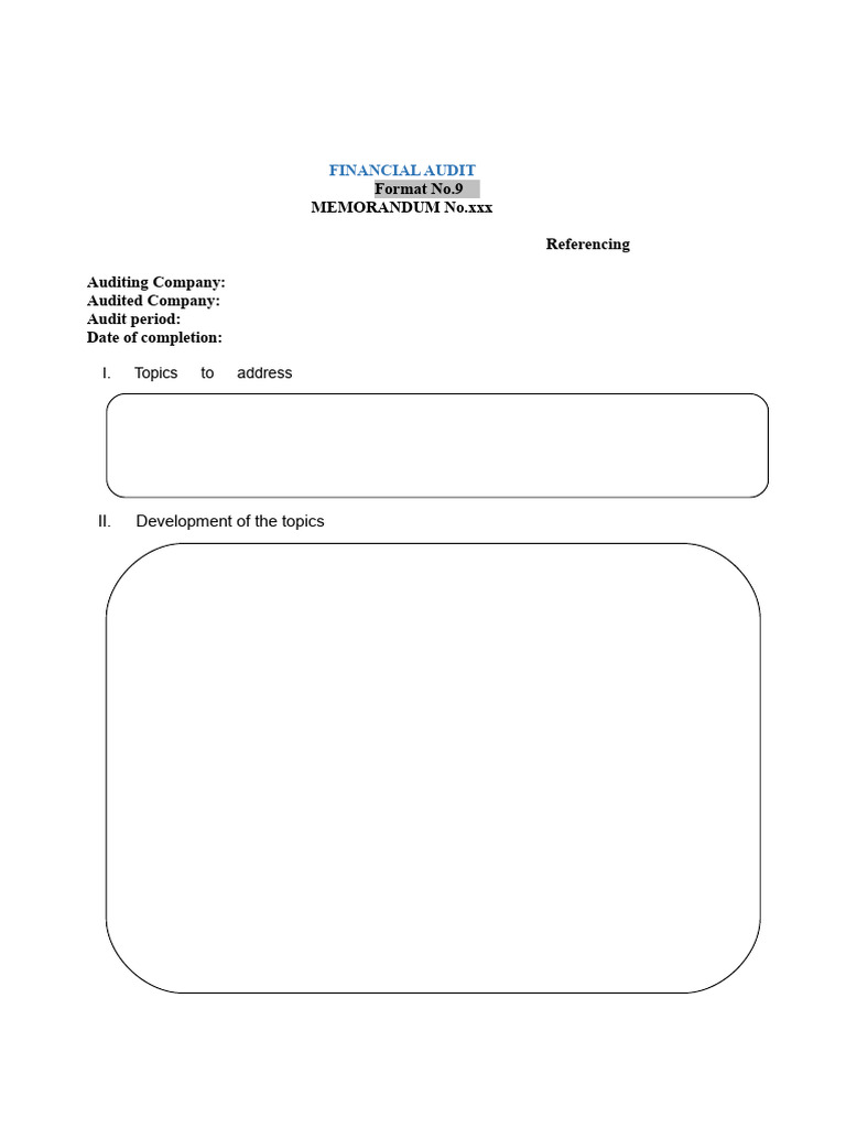 Format No. 9 Memory Aid Word | PDF