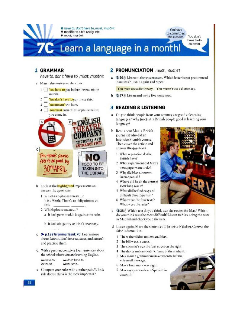 Libro del Estudiante 7c | PDF | Lengua española | Idioma en Inglés