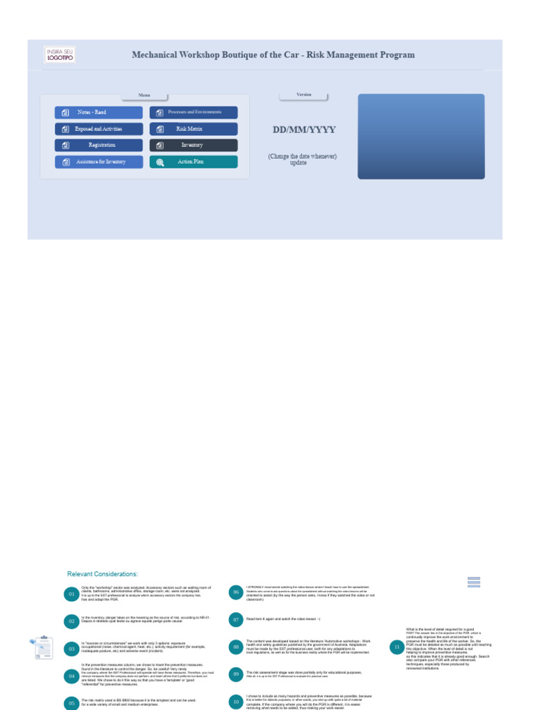 PGR Model - Mechanical Workshop - Version February 24, 2022 | PDF ...