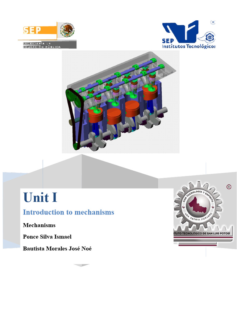 Unit 1. - Introduction To Mechanisms | PDF | Kinematics | Machines