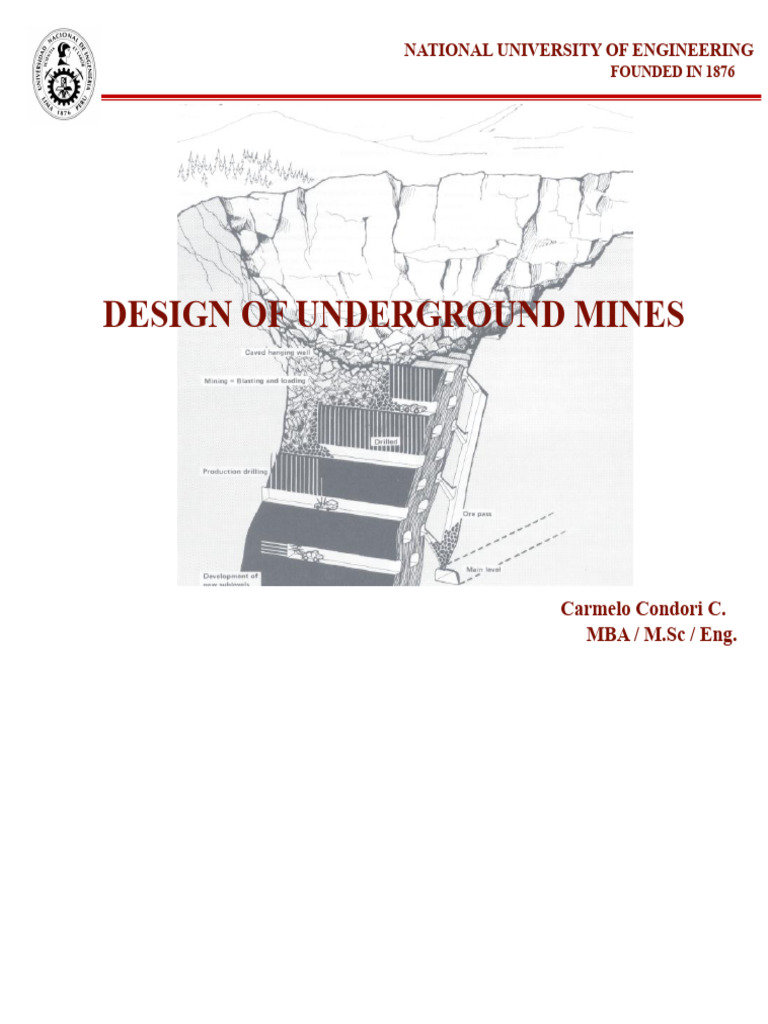 Underground Mine Design Overview | PDF | Mining