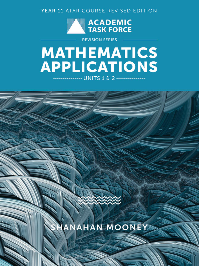 Mathematics Applications ATAR Course Revision Series Units 1 and 2 ...
