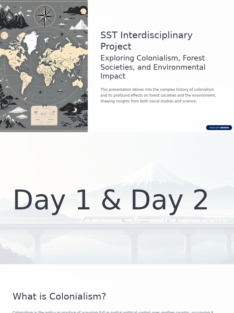 SST Project | PDF | Forests | Deforestation