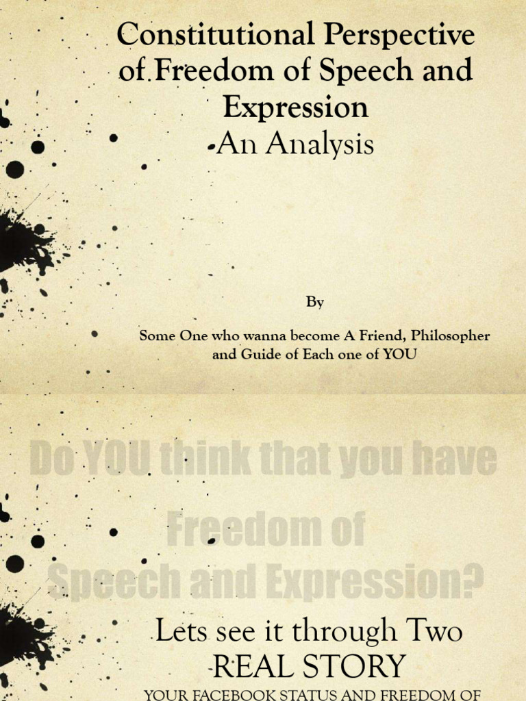 202005031716084549panch Freedom of Speech and Expression | PDF ...