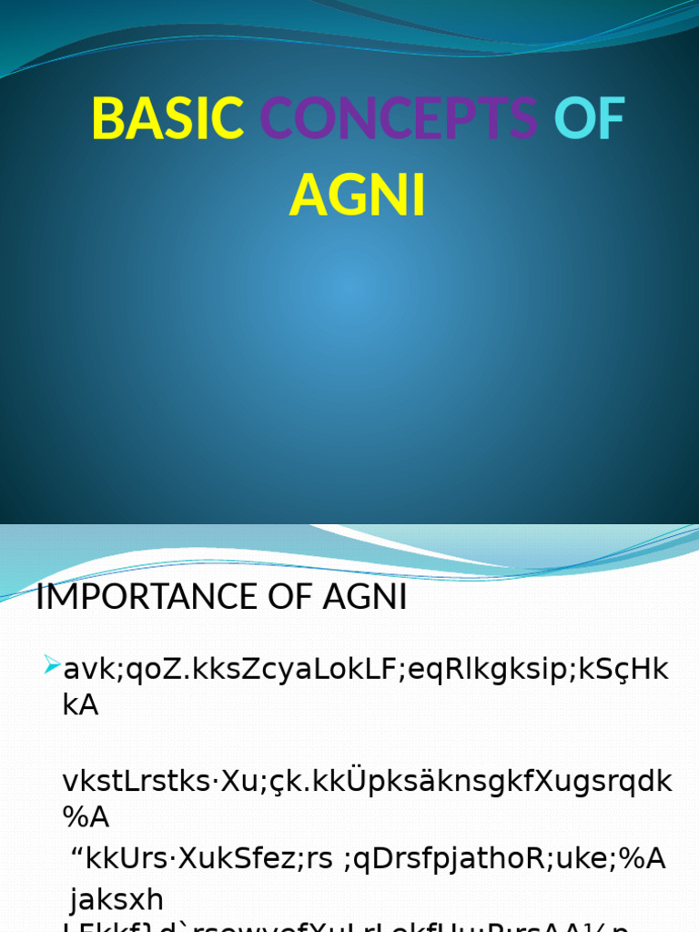 Agni | PDF | Biology