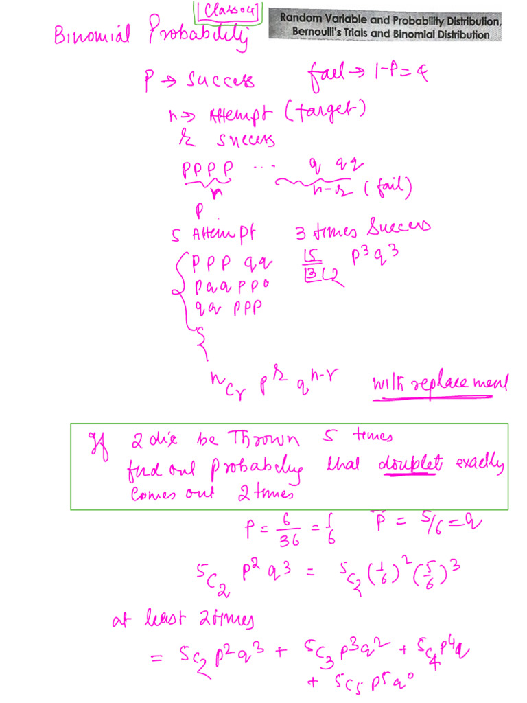 Binomial Probability Concepts Explained | PDF | Probability Theory ...