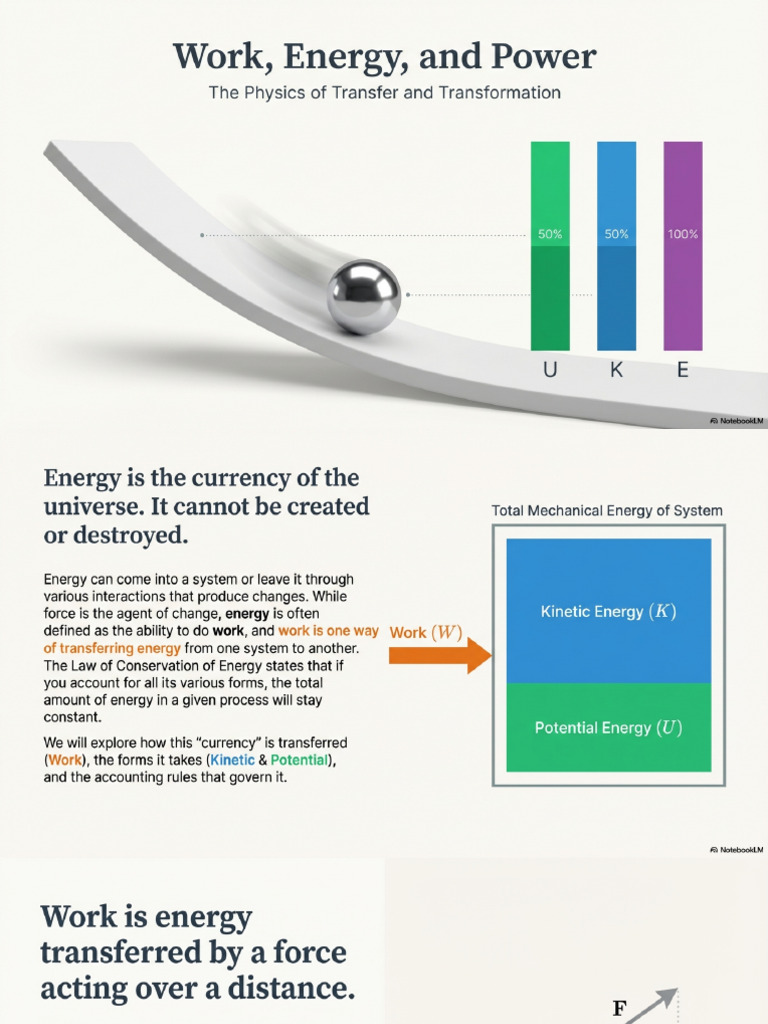 Energy Work Power | PDF