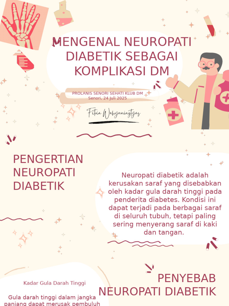 MENGENAL NEUROPATI DIABETIK SEBAGAI KOMPLIKASI DM | PDF