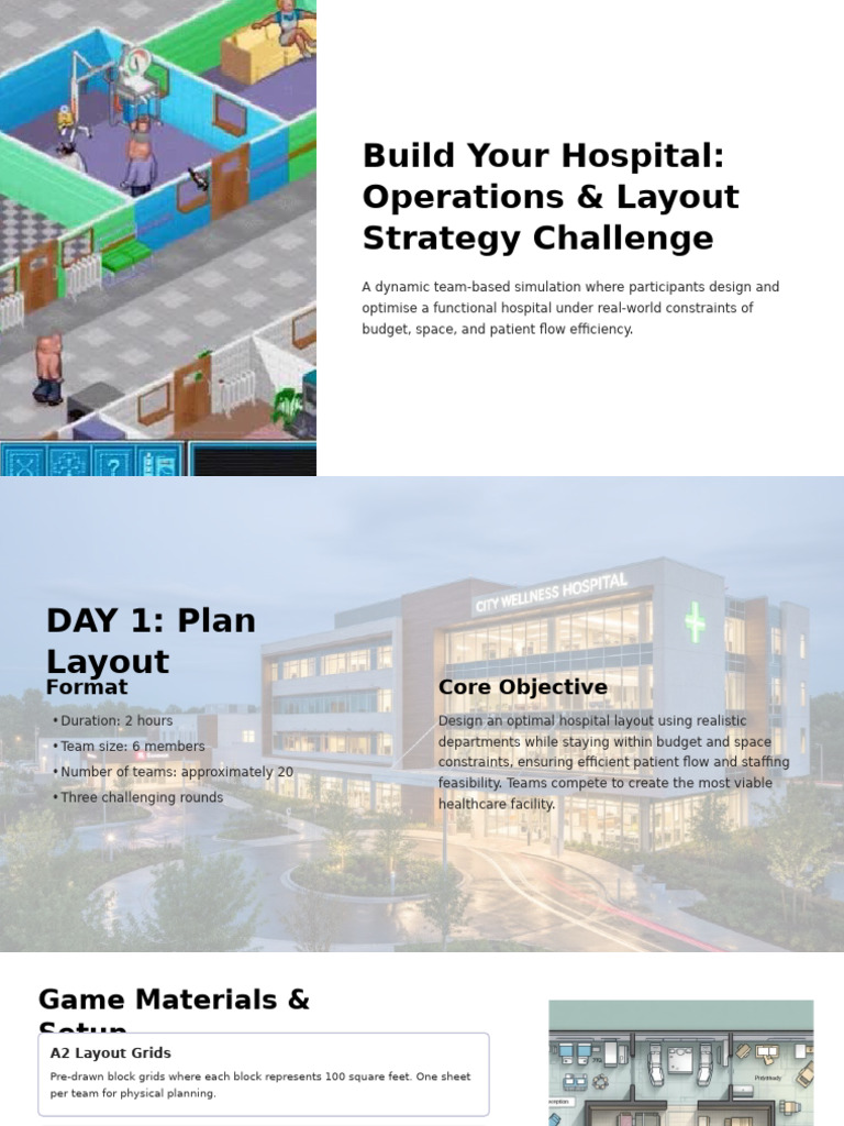 Build Your Hospital Operations and Layout Strategy Challenge | PDF ...