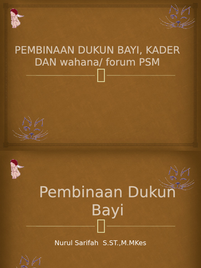Pembinaan Dukun Bayi, Kader Dll | PDF