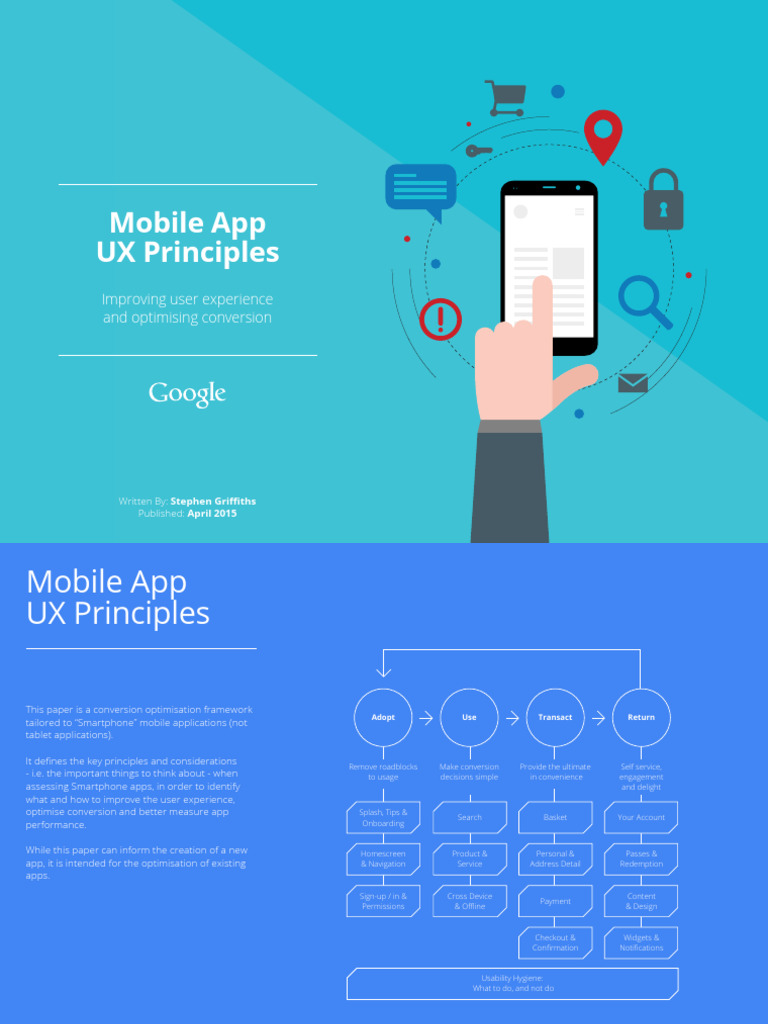 Mobile App UX Principles 3 | PDF | Mobile App | Smartphone