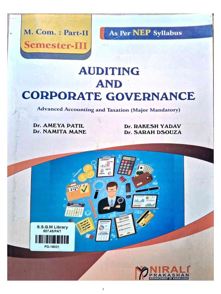 Auditing & Corporate Governance Mcom Sem 3 | PDF