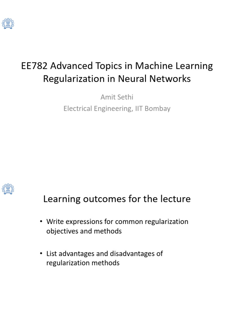 Regularization in Neural Networks | PDF | Mean Squared Error | Mathematical Analysis