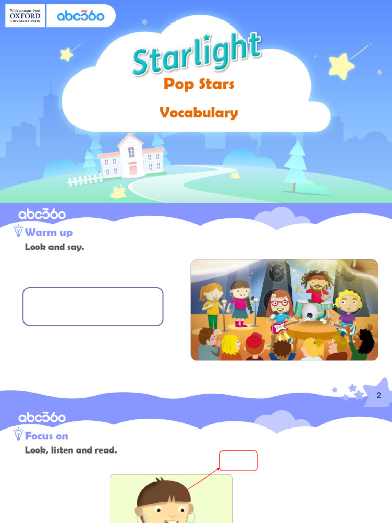 Pop Stars: Vocabulary and Activities | PDF | Aesthetics | Human Head ...
