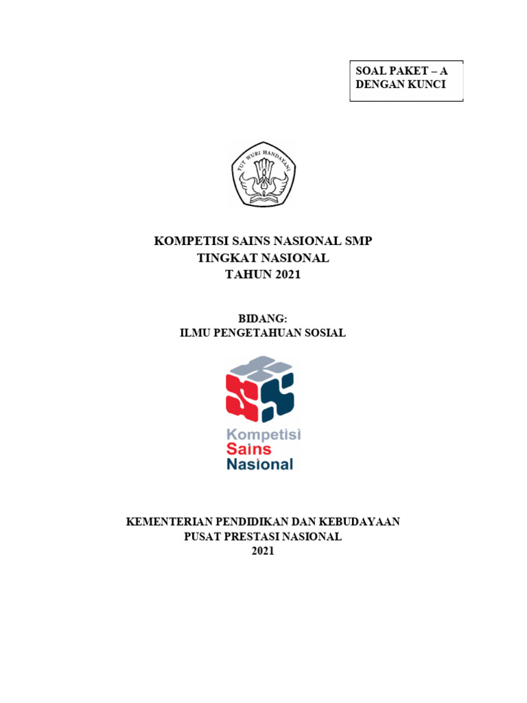 Soal Nasional _ips Paket A | PDF
