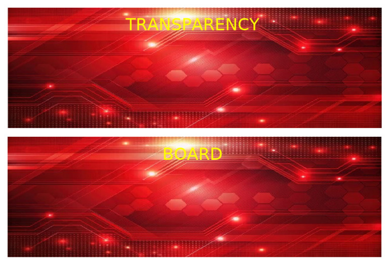 Transparency Board Name | PDF