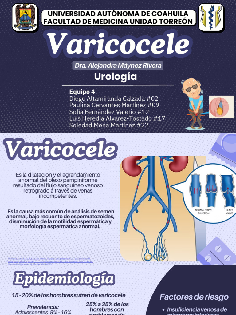 Varicocele: Causas y Tratamientos | PDF | Angiología | Especialidades ...