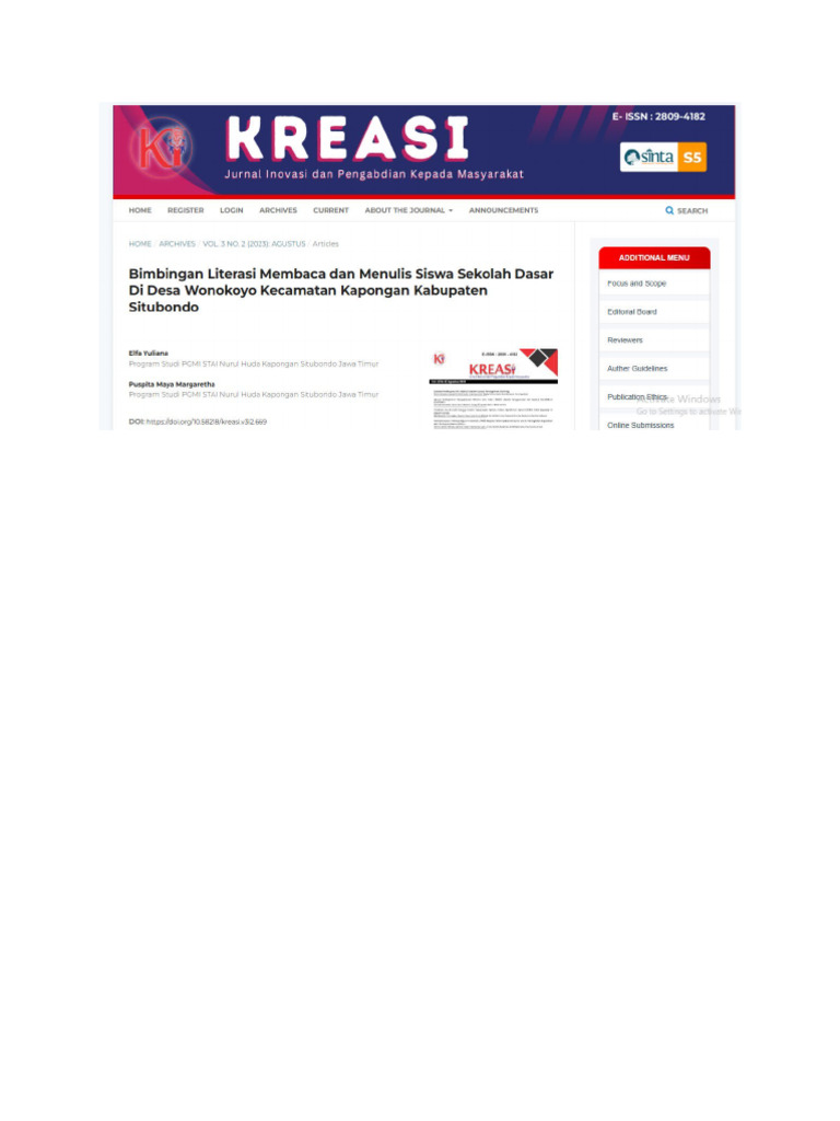 Cover Jurnal | PDF