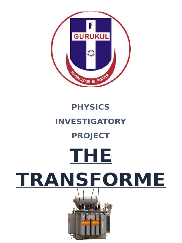 The Transformer Physics Project | PDF | Transformer | Electromagnetic ...