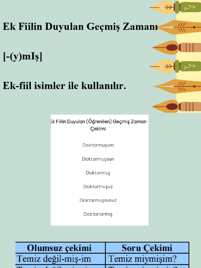 Ek-Fiil Isme Eklenir | PDF