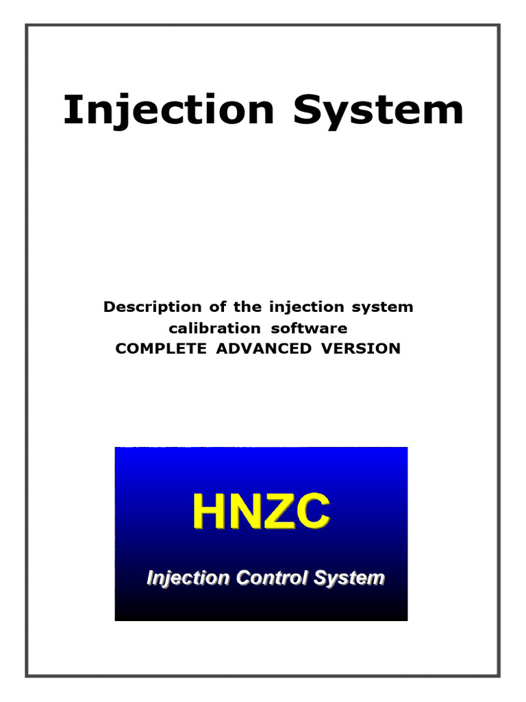Advanced Injection System Calibration Guide | PDF | Fuel Injection ...