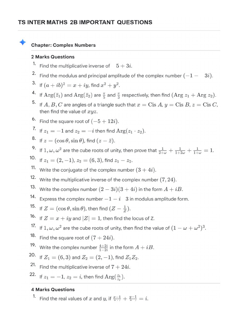 Maths 2B | PDF