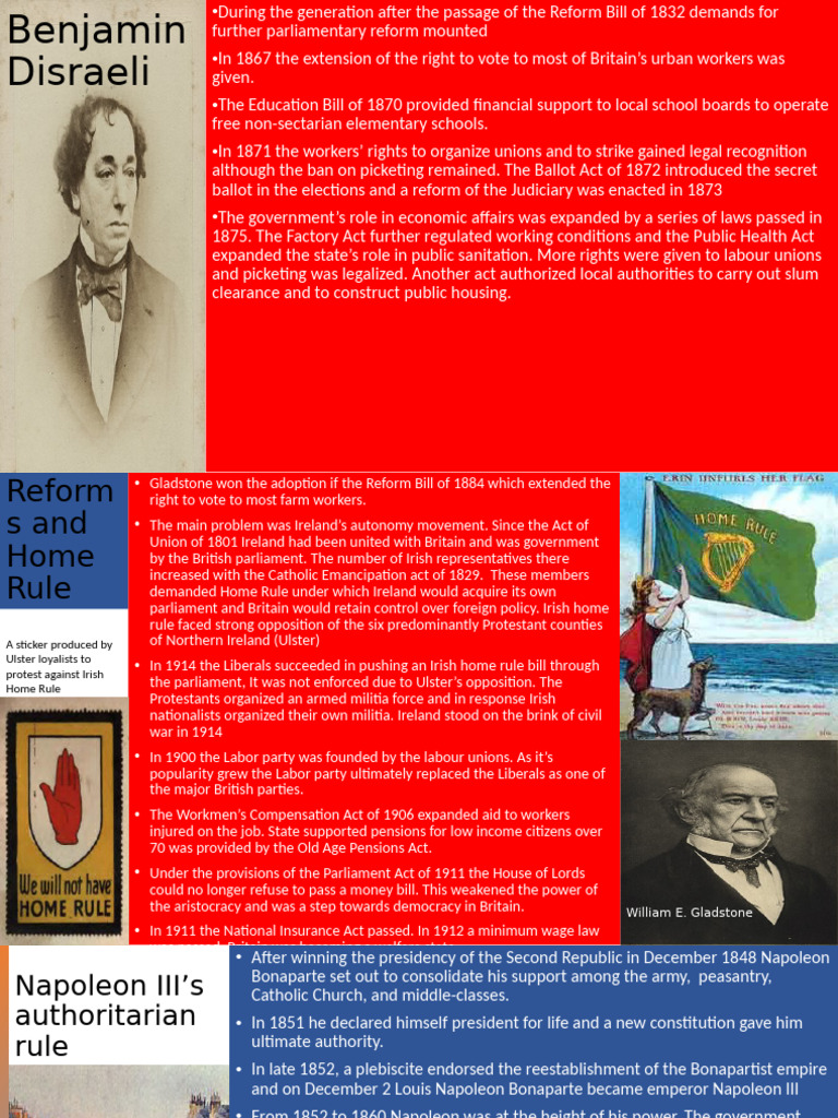 Key Reforms in 19th Century Britain and France | PDF | Otto Von ...