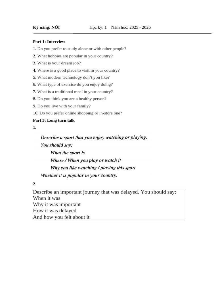 Mid-Term Tests (Demo) | PDF