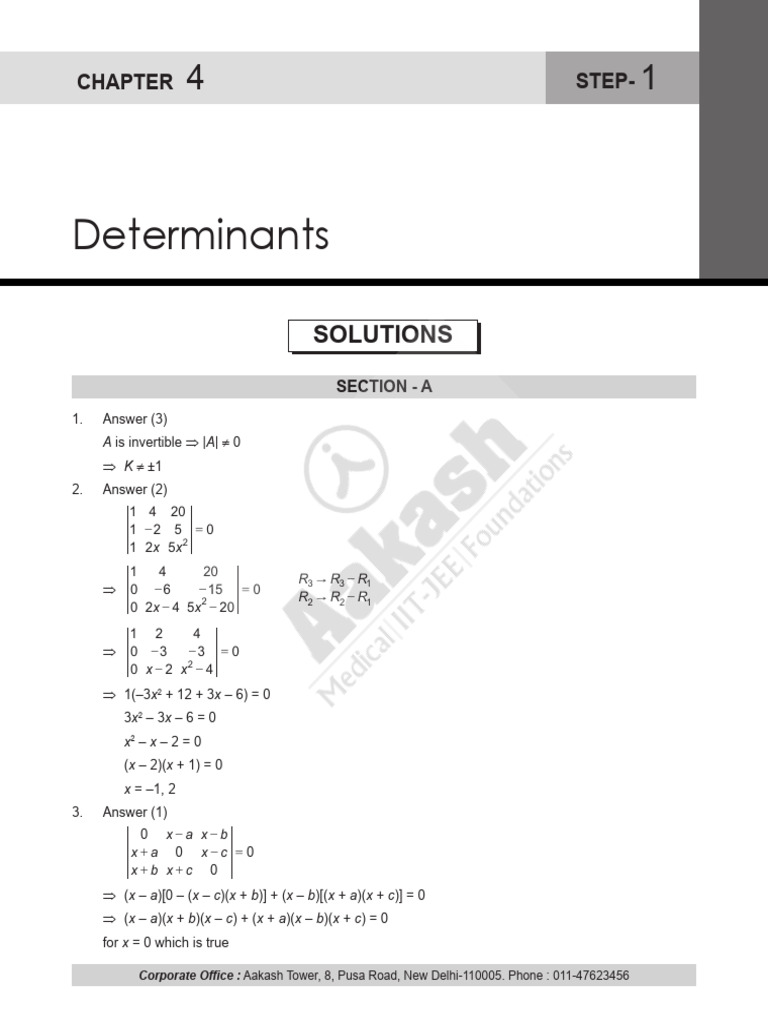 CLS ENG 24 25 XII Mat Target 2 Level 1 Chapter 4 | PDF | Mathematical ...