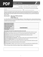 Linkt Toll Invoice Nomination Form | PDF | Toll Road