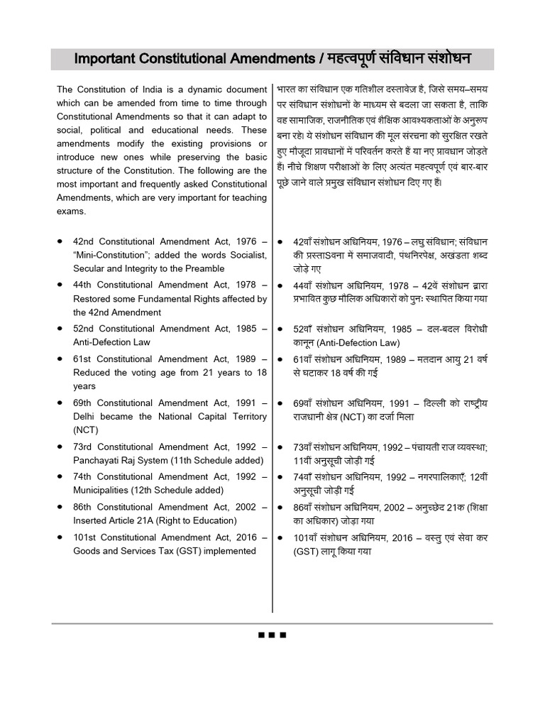 Important Constitutional Amendments 72145949 2025 11-30-06 06 | PDF