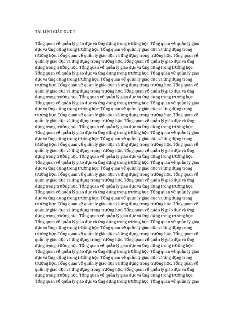 Tai Lieu 2 | PDF