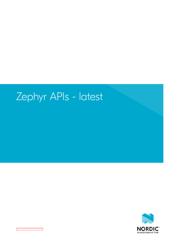 Zephyr APIs: Generic Access Profile Guide | PDF | Computer Programming ...
