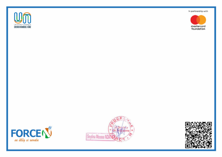 Attestation de réussite en informatique | PDF