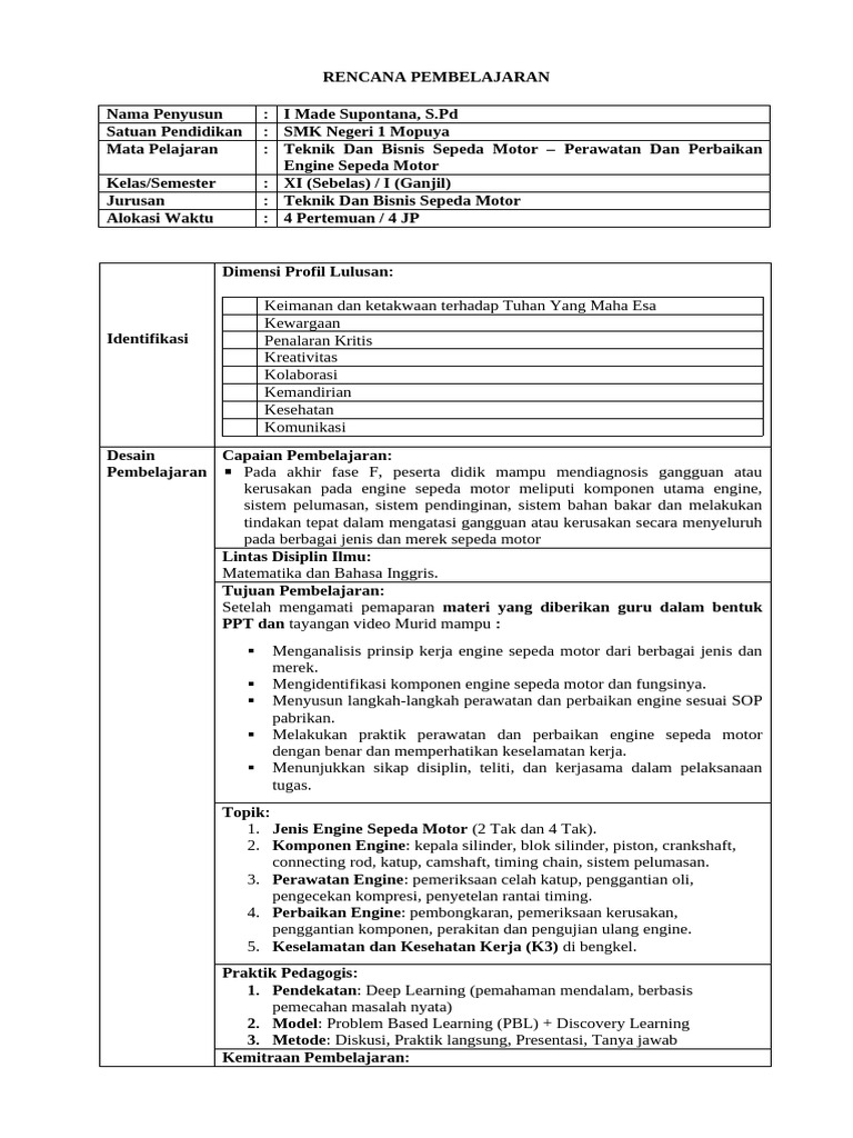 MODUL 1 TBSM FASE F | PDF