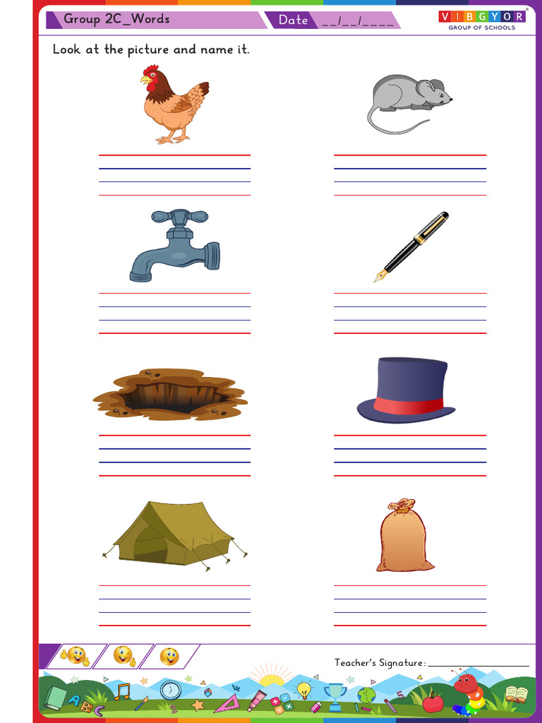 Group 2C Vocabulary Activity | PDF