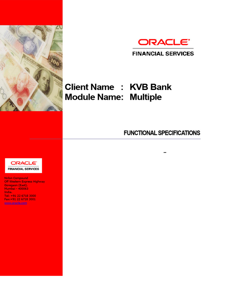 KVB Bank Threshold Validation Alert Specs | PDF | Banks | Software