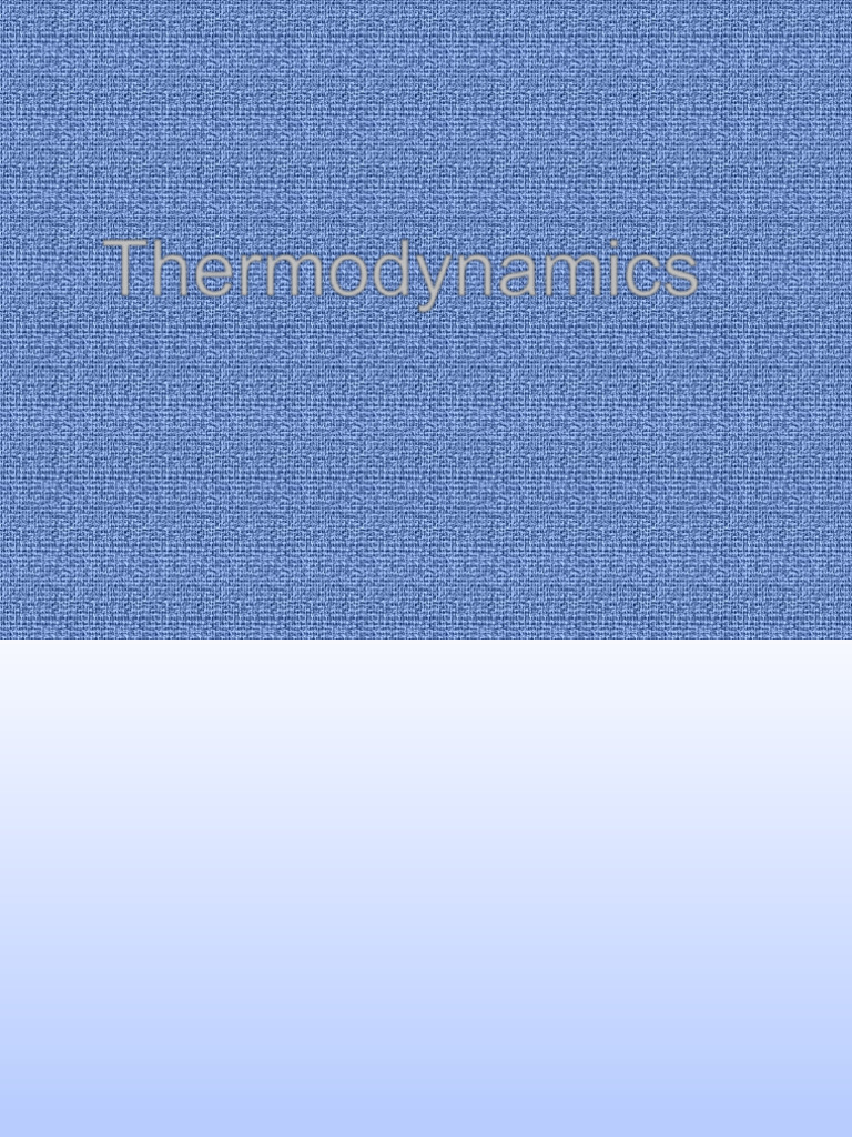 Lesson 1 Fundamental Concept | PDF | Thermodynamics | Thermodynamic ...
