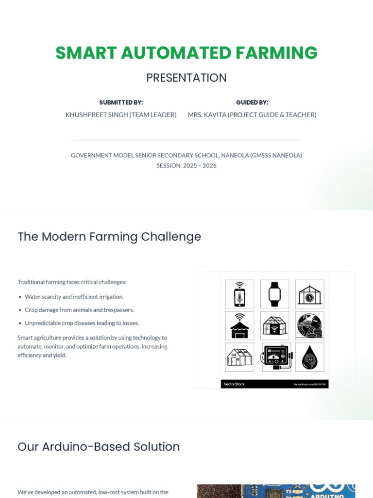 Smart Agriculture System With Arduino | PDF